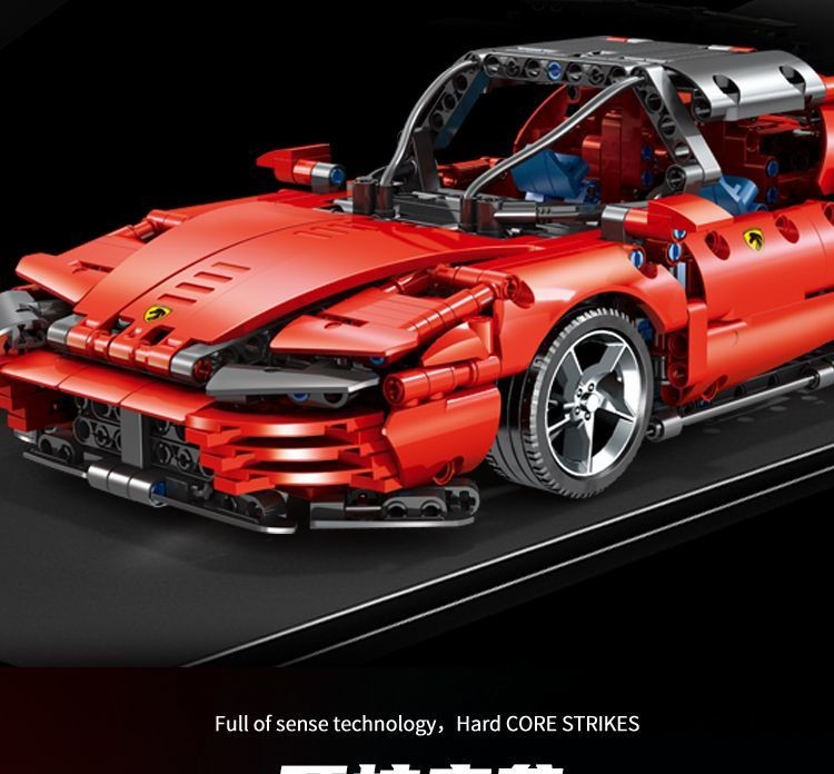 Ferrari SP3 Sports Car Building Blocks Compatible Lego Mechanical Group ...