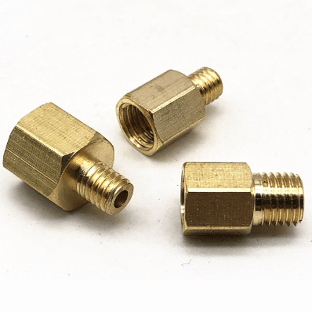 M6 M8 M10 1/8" 1/4" BSP Female to Male Straight Brass Pipe Connector ...
