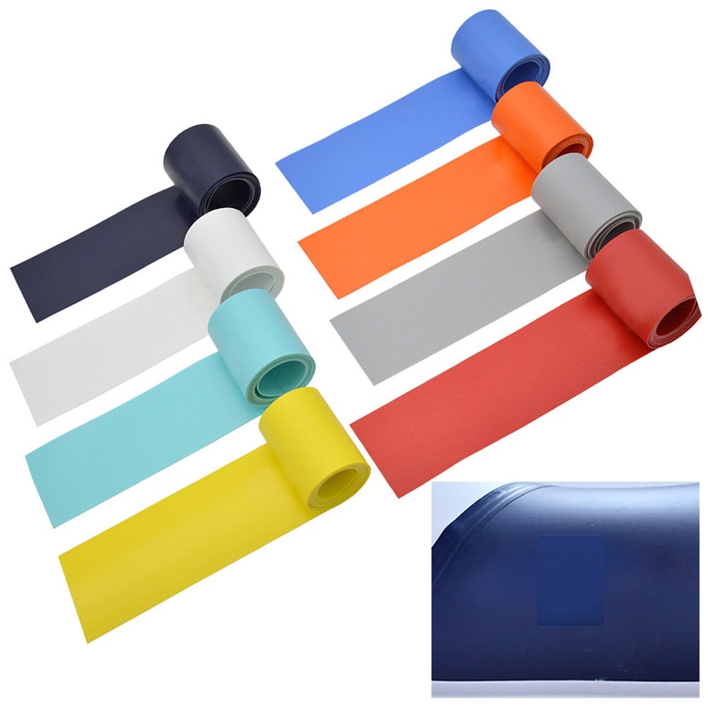 (THEBEST) 100x5cm Inflatable Boat PVC Patch PVC Repair Patch Kit for ...
