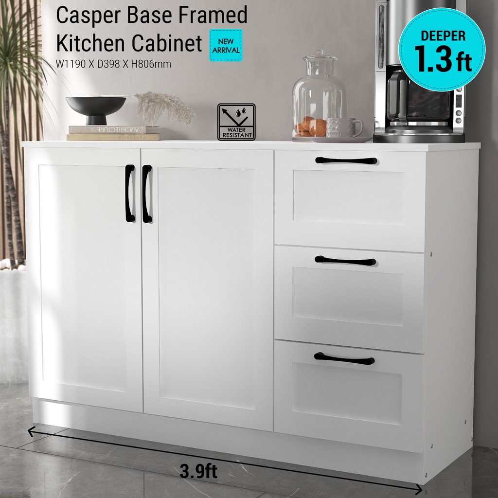 Tomato Home Casper Frame Base Kitchen Cabinet 3.9ft kabinet dapur ...