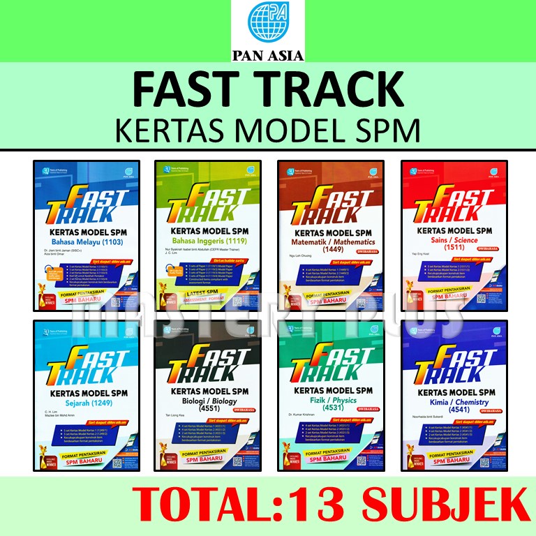 FAST TRACK KERTAS MODEL SPM - FORMAT PENTAKSIRAN SPM BAHARU - PAN ASIA ...
