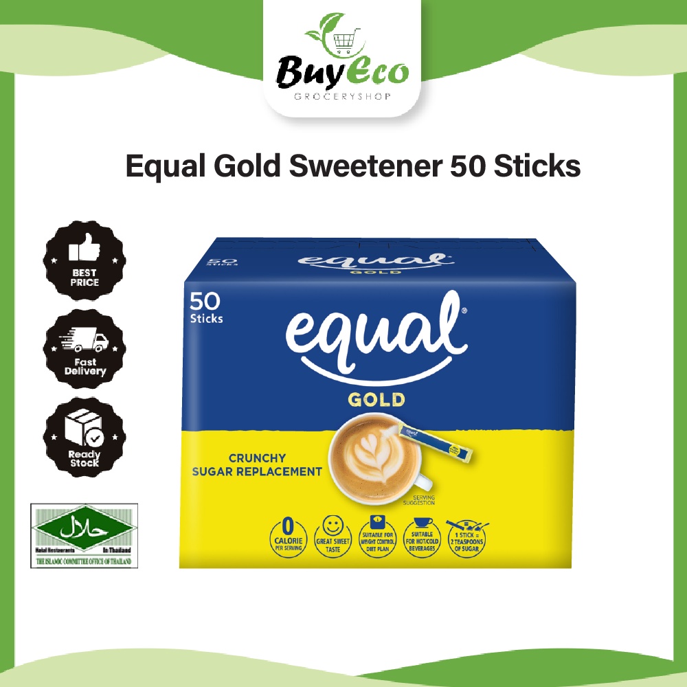 Equal Gold Sweetener 50's Sticks | Shopee Malaysia