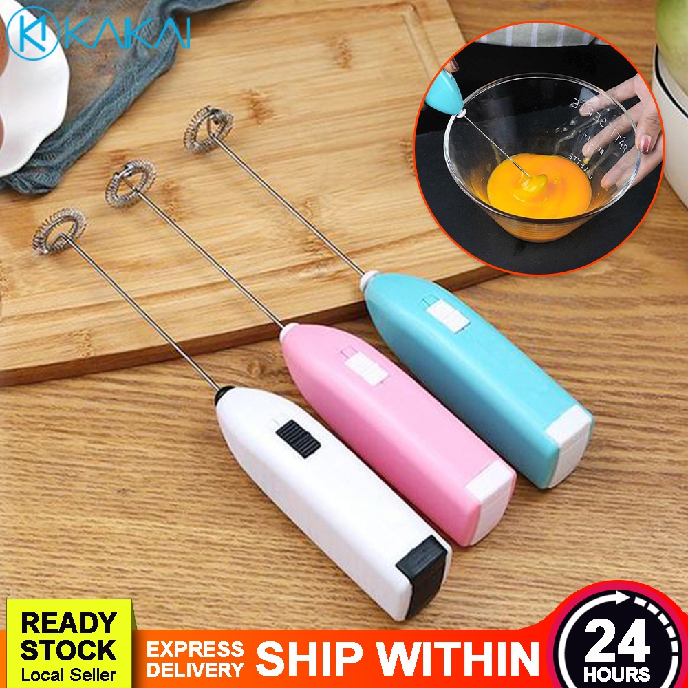 🔥 POWERFUL 🔥 Handheld Mini Electric Egg Beater Drink Mixer Coffee ...