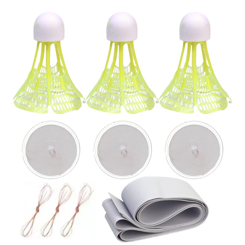 3Sets Automatic Rebound Badminton - Single-Player Trainer - Durability ...