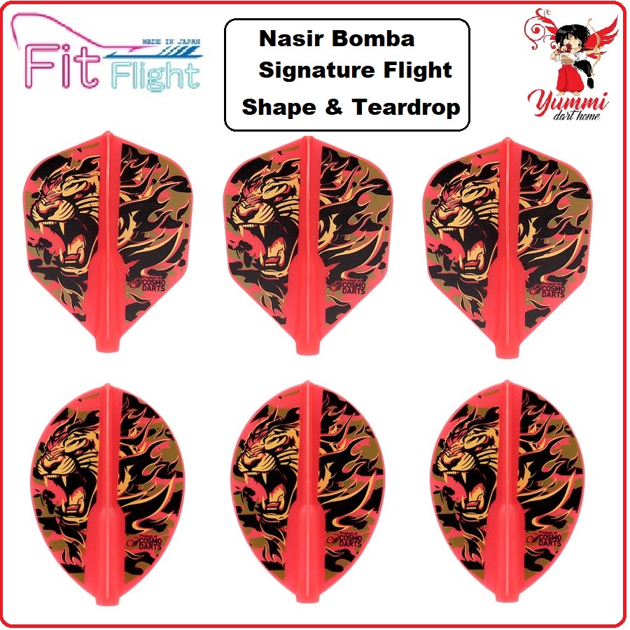 Cosmo Fit Flight Nasir Bomba Signature Flight (Shape & Teardrop ...
