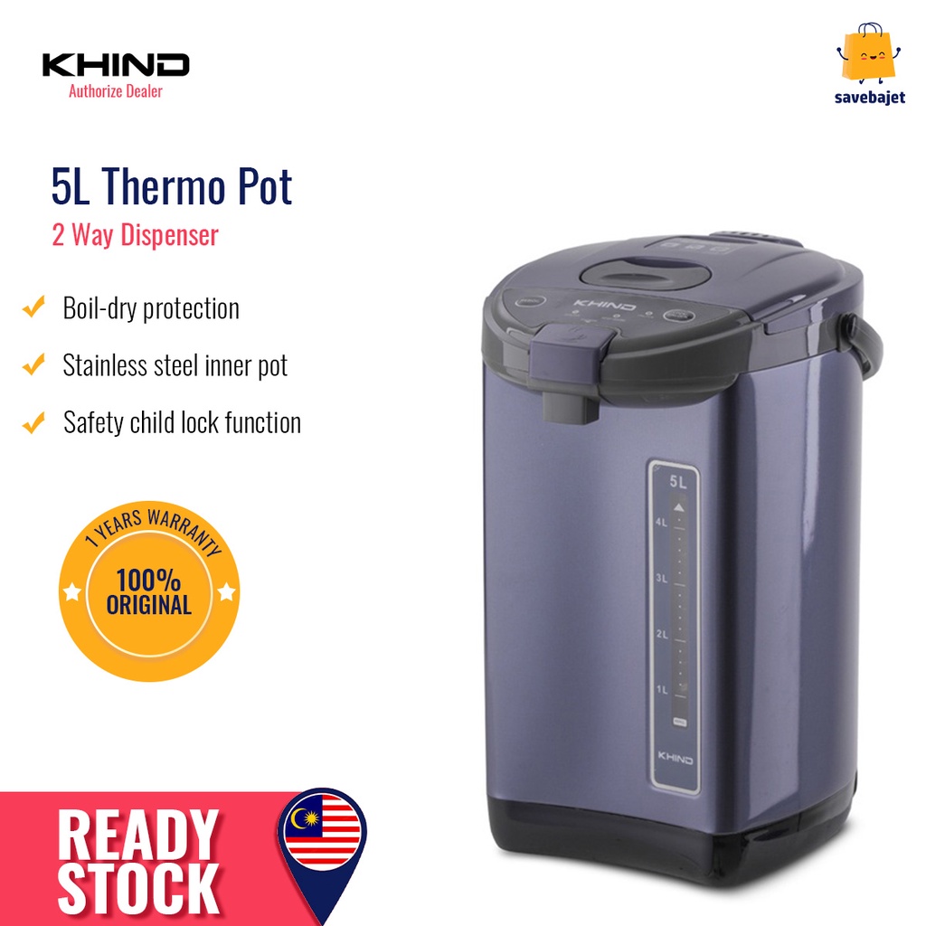 KHIND Thermo Pot (5L) AP500C | Shopee Malaysia