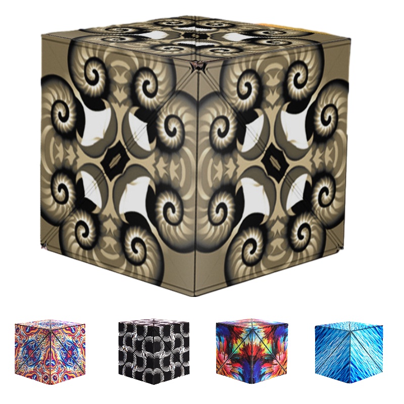 Geometric Magic Bestselling Cube Magnetic 3d Puzzle Toy With Changing ...