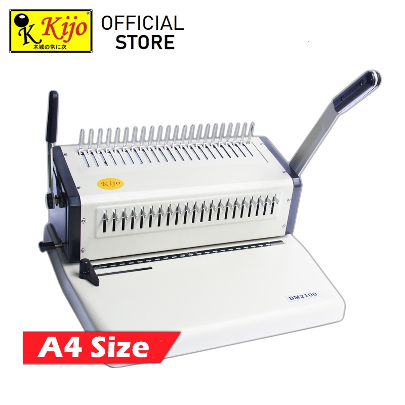 Kijo BM2100 A4 Size 21-Hole Plastic Comb Binding Machine | Shopee Malaysia