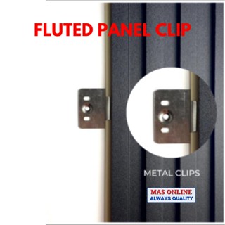 Metal Clips for PVC Fluted Panel Wall Panel Fluted Wall Panel ...