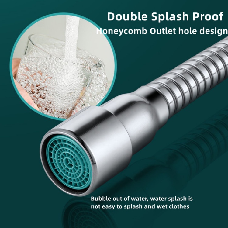 Stainless Steel Universal Faucet Extender 360° Rotation Kitchen Anti ...