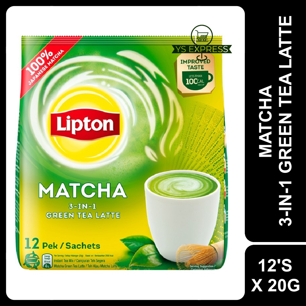 LIPTON Matcha Milk Tea 12'S (240G) | Shopee Malaysia