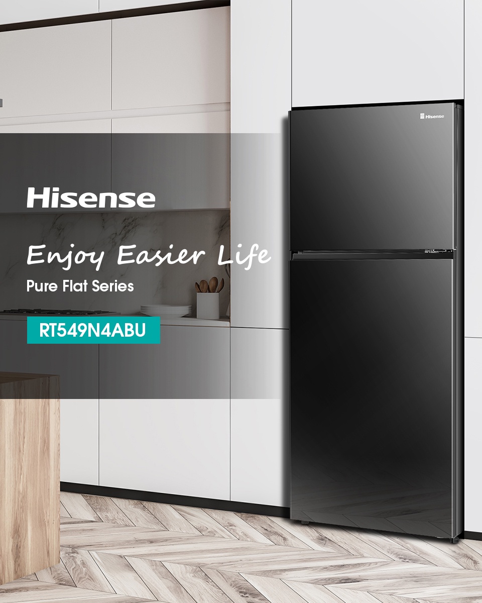 Hisense Refrigerator 2 Door Inverter 500L Fridge Peti Sejuk Peti Ais 2 ...