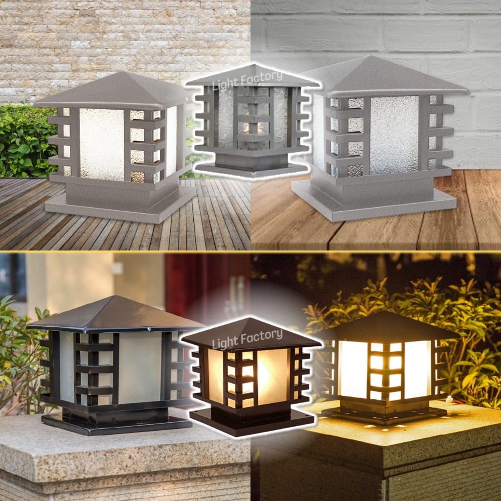 🔥HOT🔥Outdoor Gate Light Outdoor Gate Lamp Weather Proof Outdoor Pillar ...