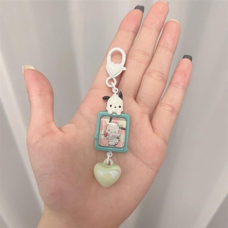Cute Line Sanrio Keychain Hello Kitty Mymelody Sweet Girl Heart ...