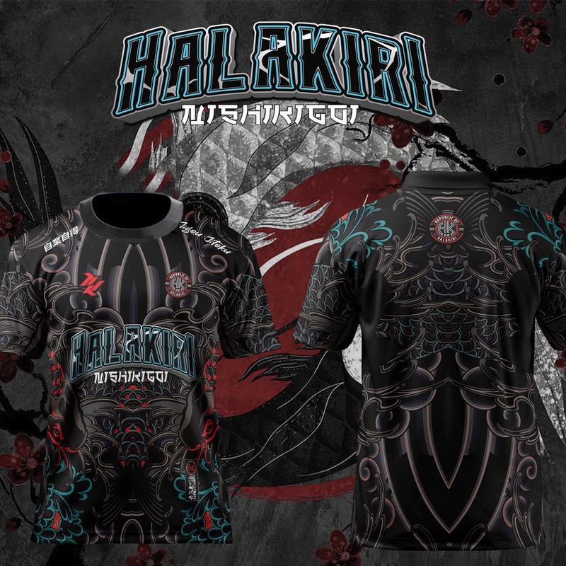 JERSEY RETRO COLLAR HALAKIRI NISHIKIGOI 2023 Perempuan Jersey Viral ...