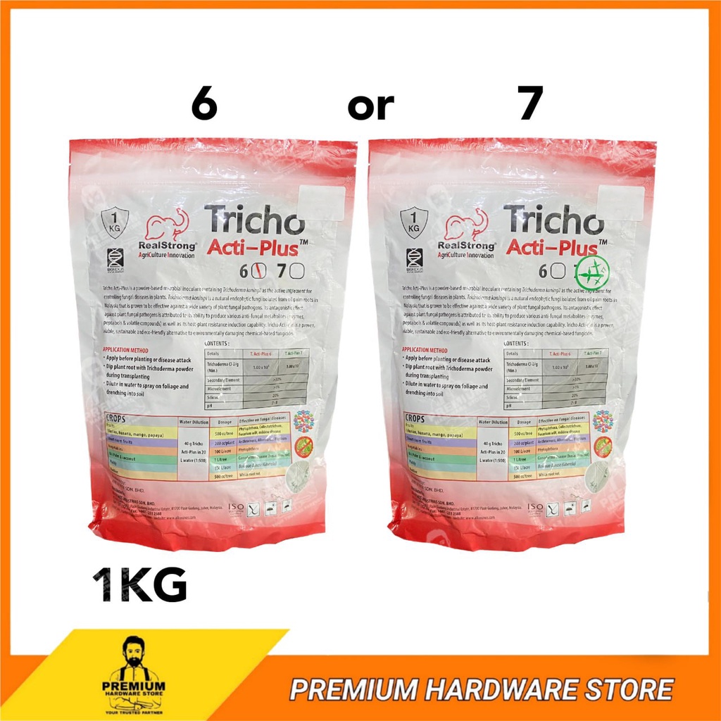 REAL STRONG Tricho Acti-Plus 1kg Trichoderma Organic Fungicide ...