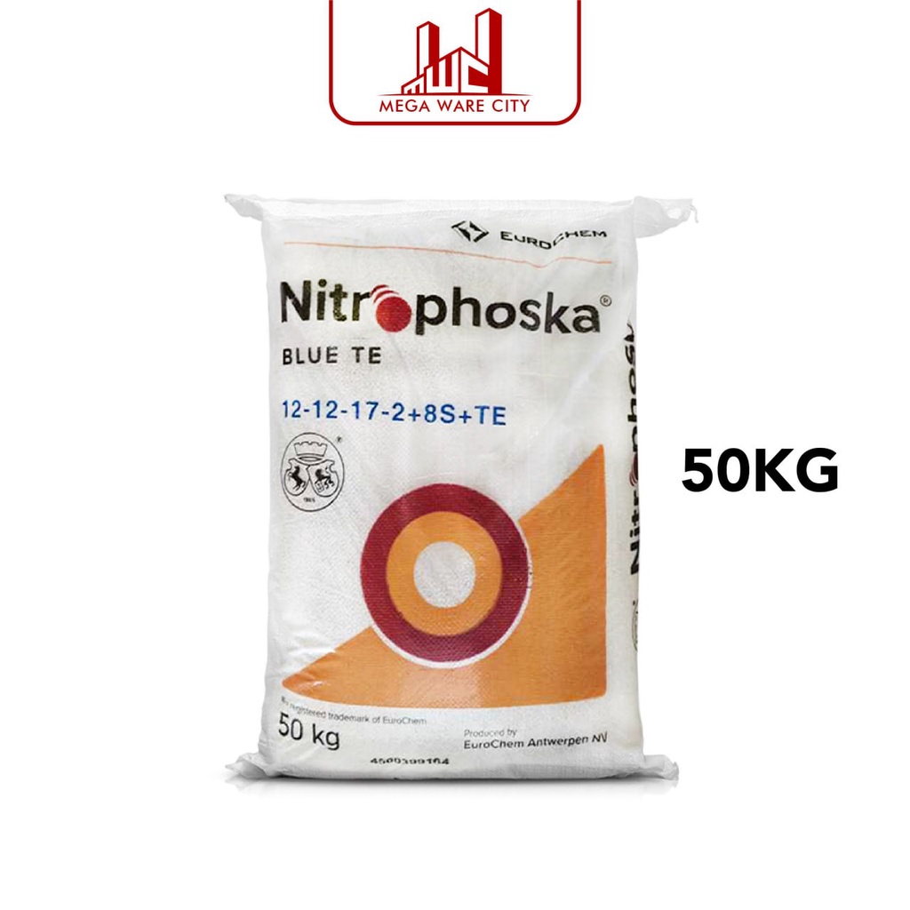 BM Nitrophoska Blue TE 12-12-17-2+8S+TE 50kg Fruit & Flower Fertilizer ...