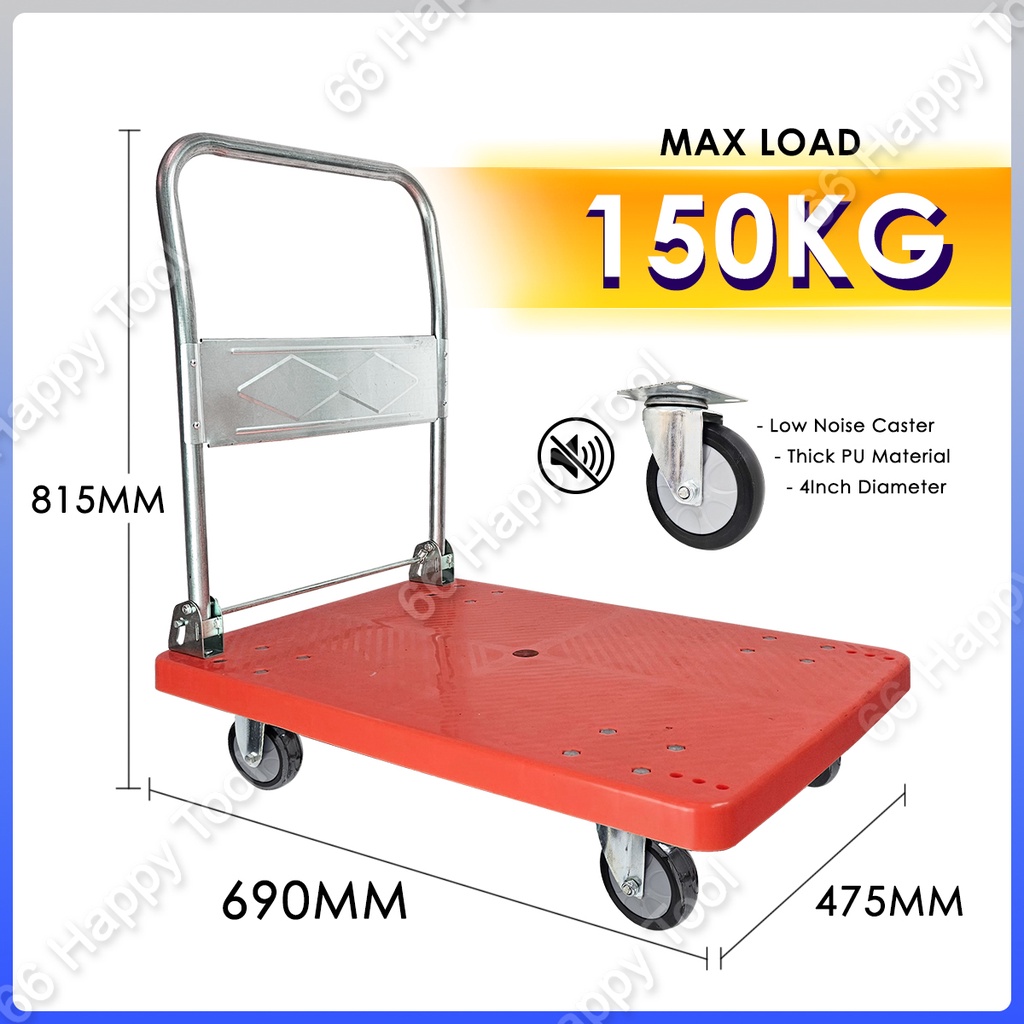 Trolley Portable 150kg/300kg/350kg Hand Truck PVC Foldable Barang ...