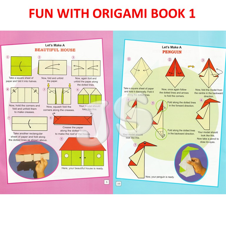 FUN WITH ORIGAMI BOOK 1-4 FOR KIDS - PAPER FOLDING - MIND TO MIND ...