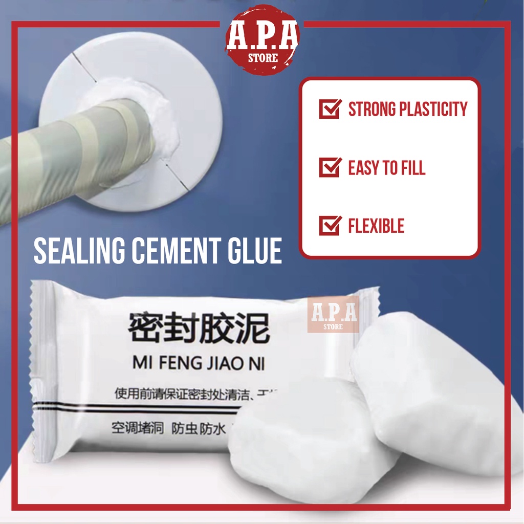APA Wall Hole Sealing Cement Glue Waterproof Sealant Sink Repair Clay Sealer Simen Plaster Gam ...
