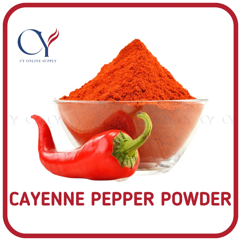 Serbuk Cayenne Pepper Powder 1kg 500g 250g 100g | 牛角椒粉 l Cayenne Powder ...