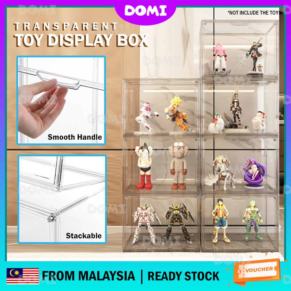 DOMI Magnetic Acrylic Transparent Display Box Handbag Storage Organizer ...