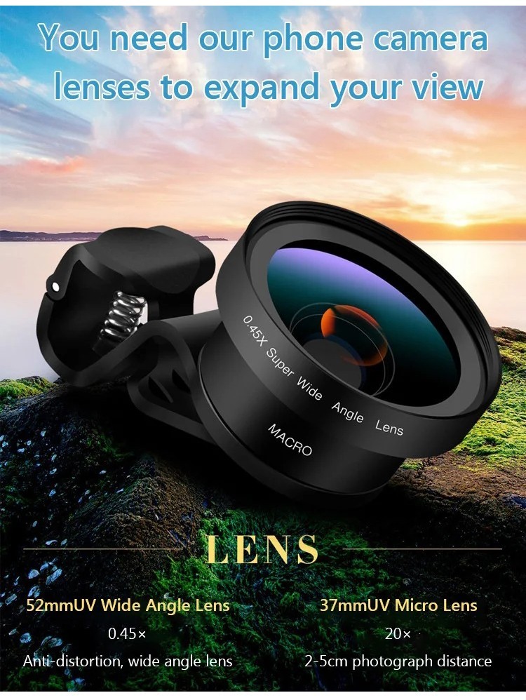 Cell phone external lens distortion macro dark anglefree cell phone ...