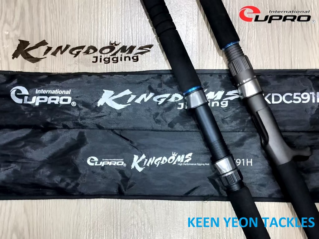 ⭐EUPRO KINGDOMS JIGGING FISHING ROD ( SPINNING/ BAITCASTING ) | Shopee ...