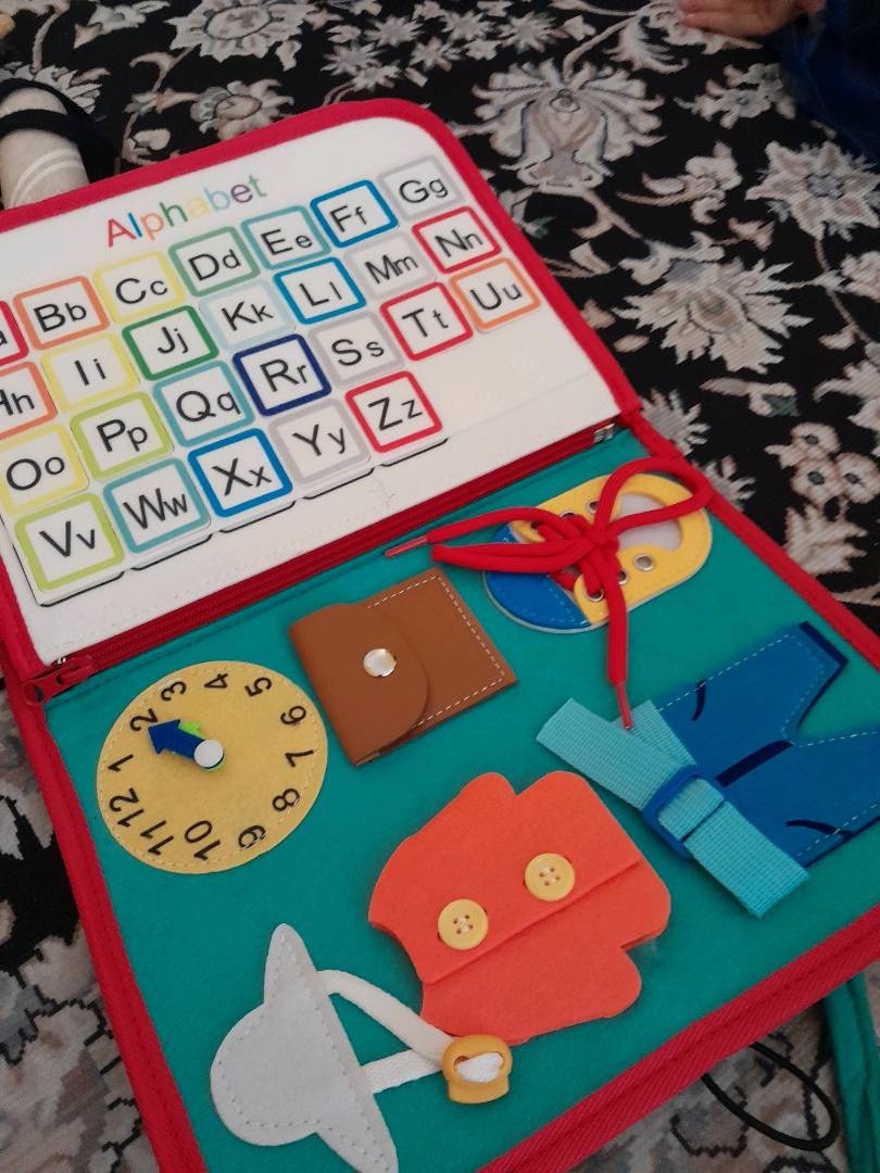 Toddler Busy Board Montessori Sensory Toys Learning Motor Skills Autism ...