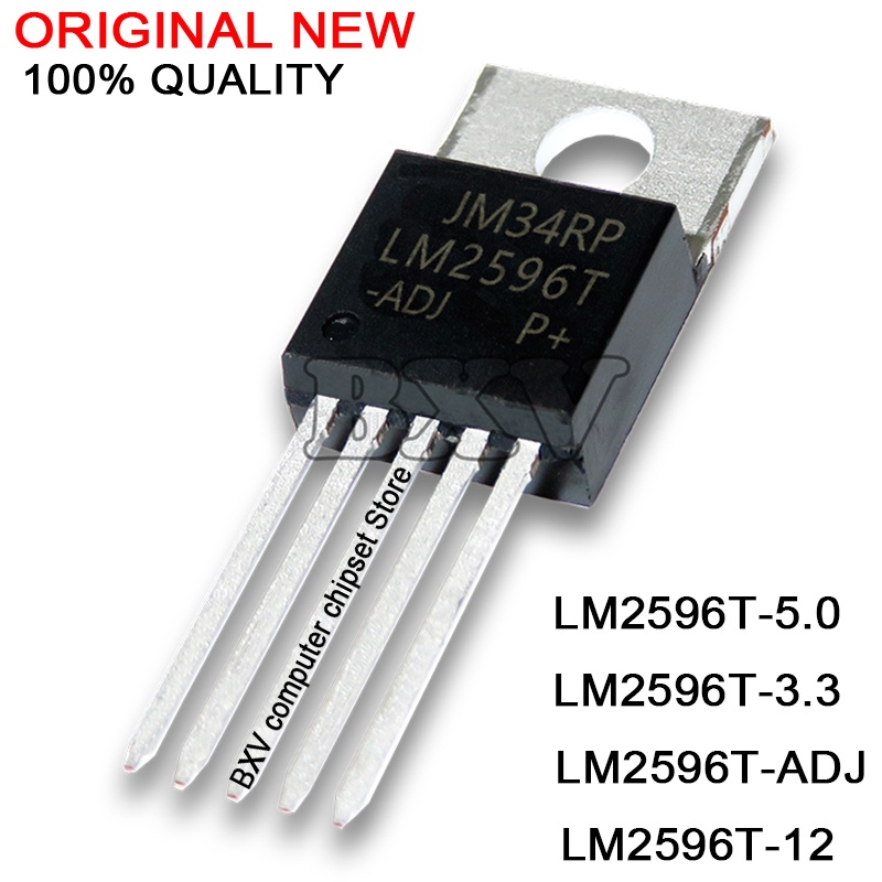 10pcs LM2596T-5.0 TO220-5 LM2596T TO-220 LM2596-5.0 LM2596T-3.3 LM2596-3.3 LM2596T-12 LM2596-12 ...
