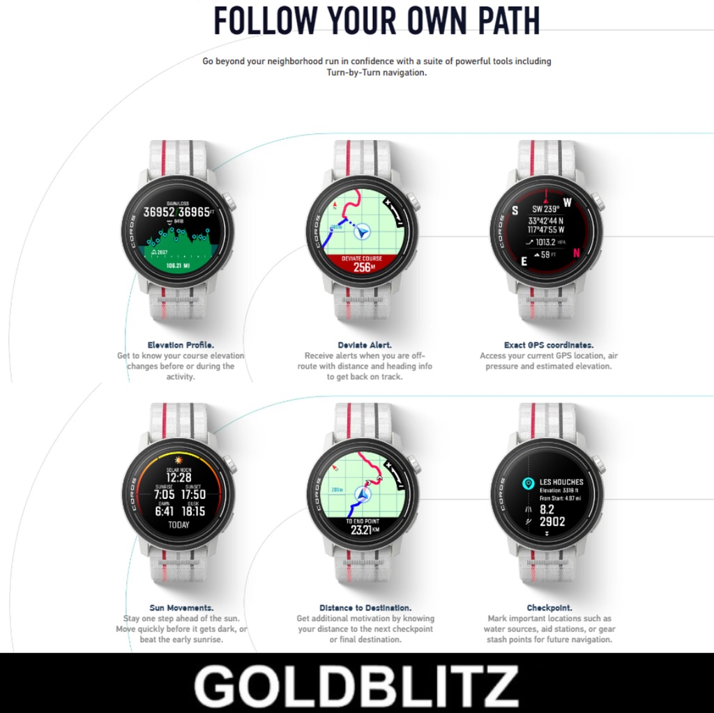 COROS PACE 3 - Premium GPS Music SpO2 Sport Smart Watch Multisport ...