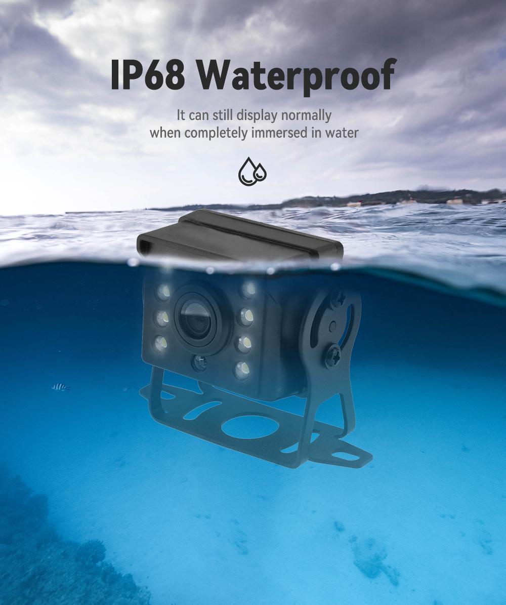 5 inch 9V-36V Car Foldable Monitor with Rear View Camera for Vehicle ...