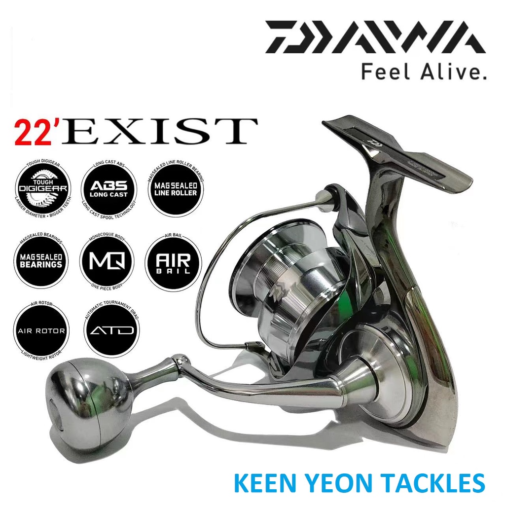 DAIWA 2022' EXIST SPINNING FISHING REEL | Shopee Malaysia