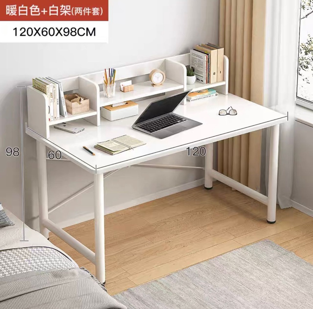 Comes 100 / 120 / 140cm Study Table With Drawer And Multi Storage ...