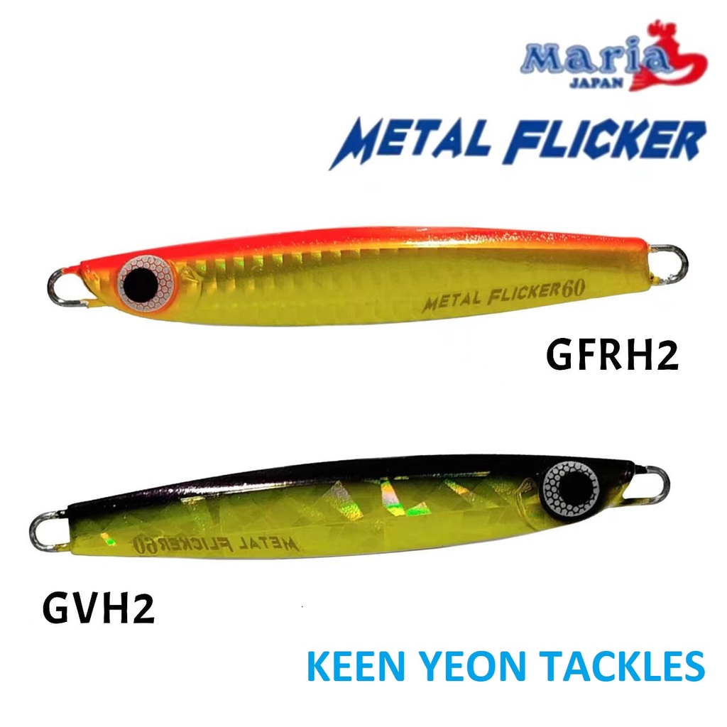 MARIA METAL FLICKER FISHING JIG SERIES ( GFRH2/ GVH2 ) | Shopee Malaysia