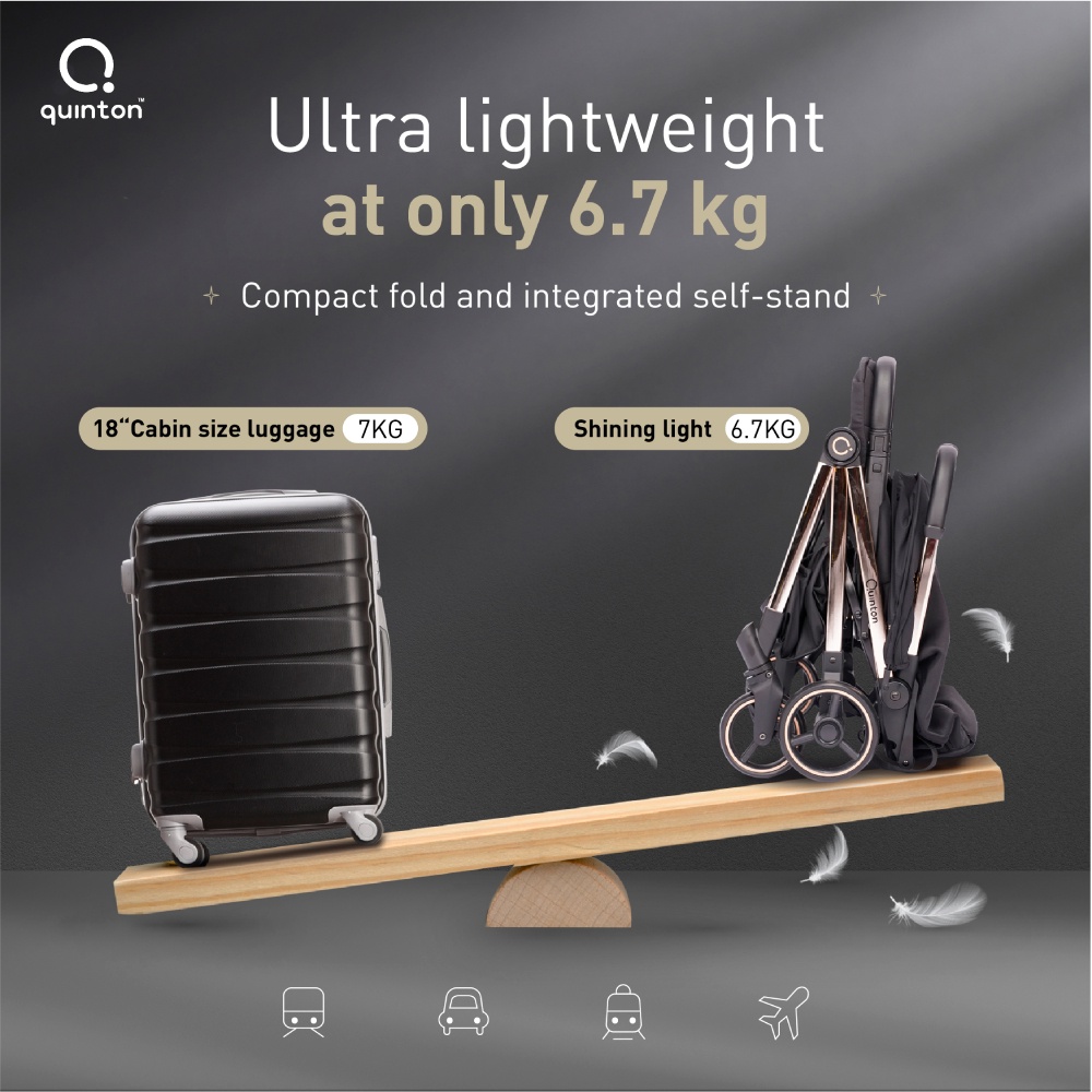 FREE SHIPPING Quinton Shining Light Stroller Baby, Auto Fold Premium ...