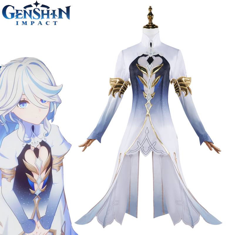And Stylish Vintage Water God Cosplay Outfit For Impact Game Genshin ...