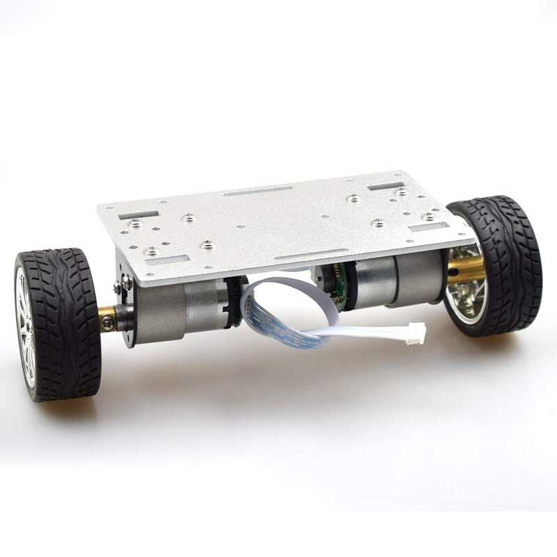 2Wd DIY Self-Balancing Robot Kit Na May 2Pcs Enocder Motor Metal Plate ...