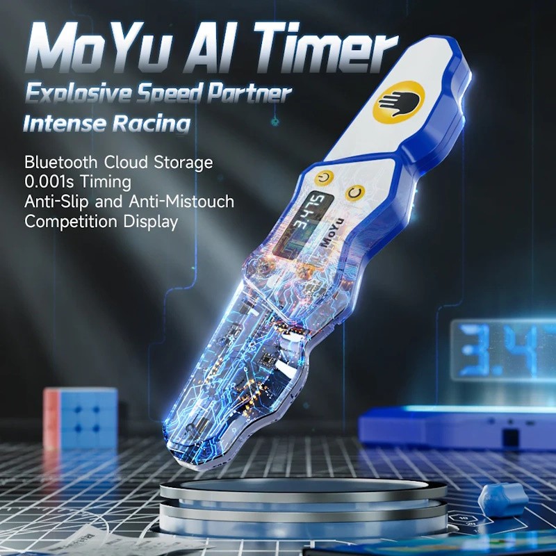 Moyu Ai Timer Bluetooth for Speedcube Cup Stacking Connect to Bluetooth ...