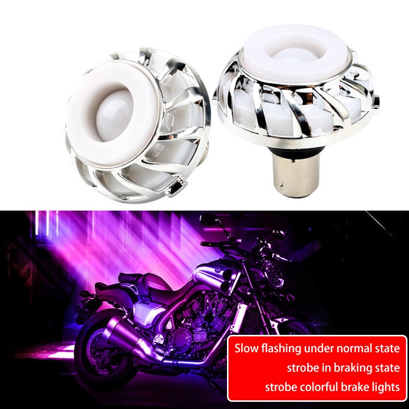 Motorcycle LED 1157 Brake Tail Light Angel Eye Electric Motorcycle LED ...