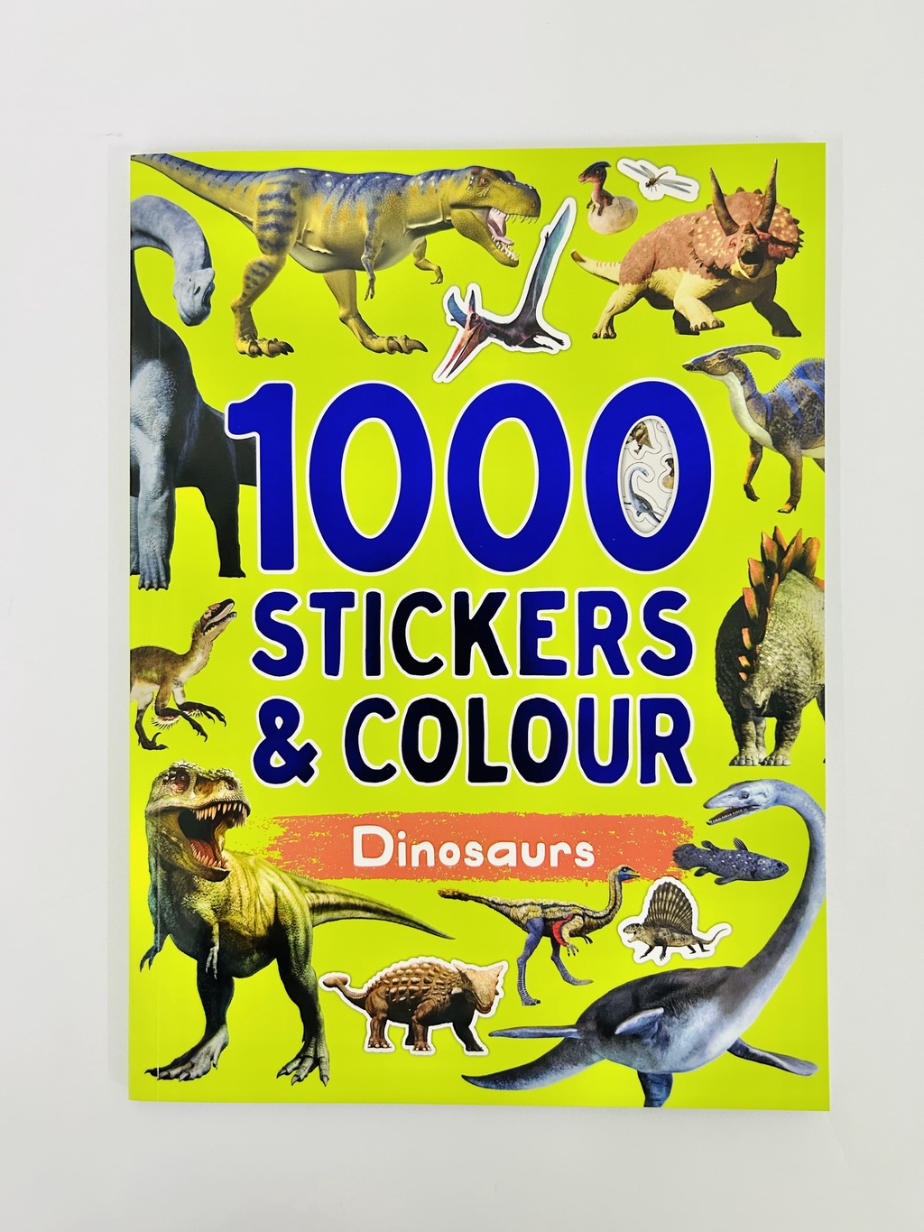 Dinosaurs 1000 Stickers & Colouring Book For Kids To Color With Over ...