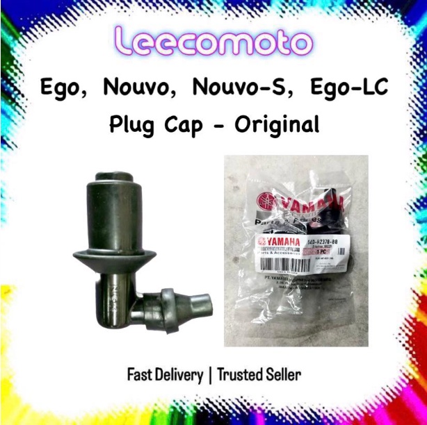 ORIGINAL INDO YAMAHA EGO NOUVO NOUVOS EGO-LC PLUG CAP ORIGINAL 14D ...