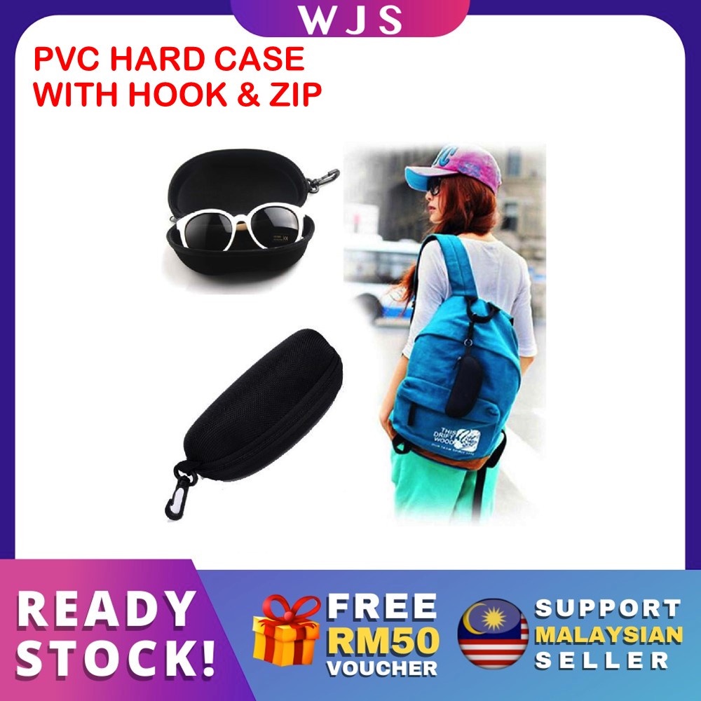 🇲🇾FREE RM50 VOUCHER🎁 MLQ Hard PVC Zipper Sunglass Casing Spectacle Case ...