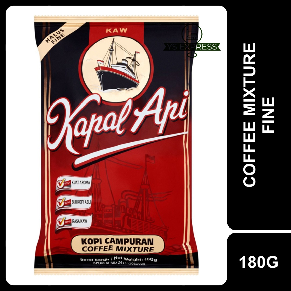 KAPAL API KAW Coffee Mixture Powder Fine 180G - Serbuk Kopi Campuran | Shopee Malaysia