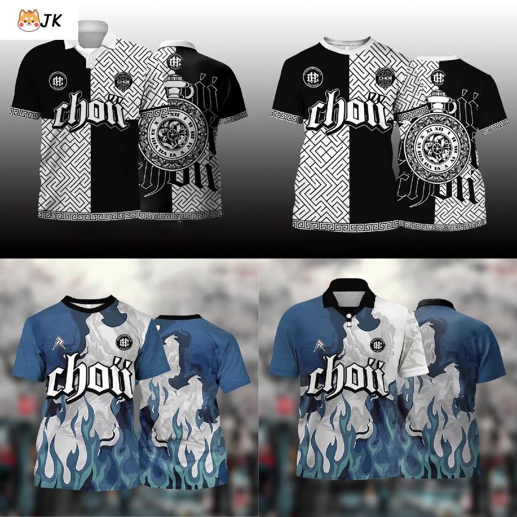 Jersey Choii Jersey Tshirt Baju Hitam Lelaki Perempuan Berkolar ...
