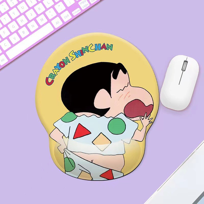 Sanrio Wrist Rest Mouse Pad Crayon Shin-chan Gaming Office Mousepad ...