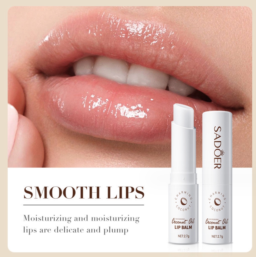 SADOER Nourishing Coconut Oil Lip Balm 2.7g | Shopee Malaysia