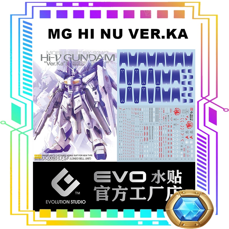 MG HI-V HI-NU VER KA FLUORESCENT DECAL | Shopee Malaysia
