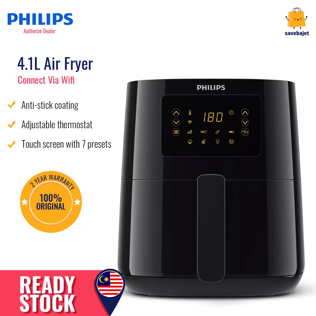 PHILIPS Digital Airfryer (4.1L) HD9255/90 HD9255 | Shopee Malaysia