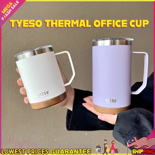 Tyeso Thermal Cup Water Cup With Handle Grip 530ml/710ml Insulated Flask Vacuum Tumbler Business ...